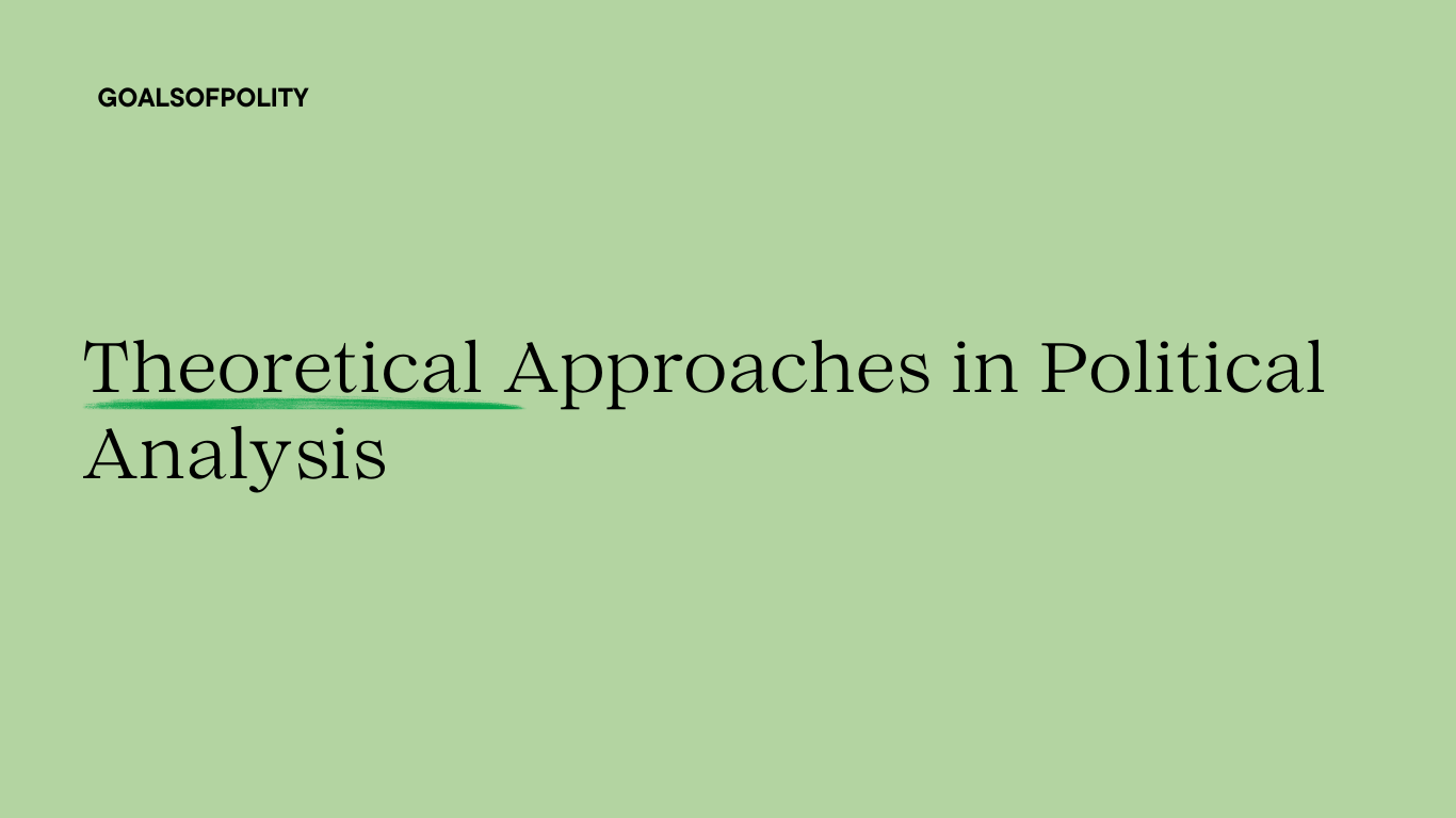 Political Analysis: The Concept