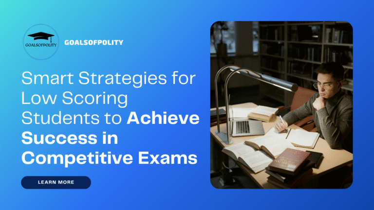 Smart Strategies for Low Scoring Students to Achieve Success in ...